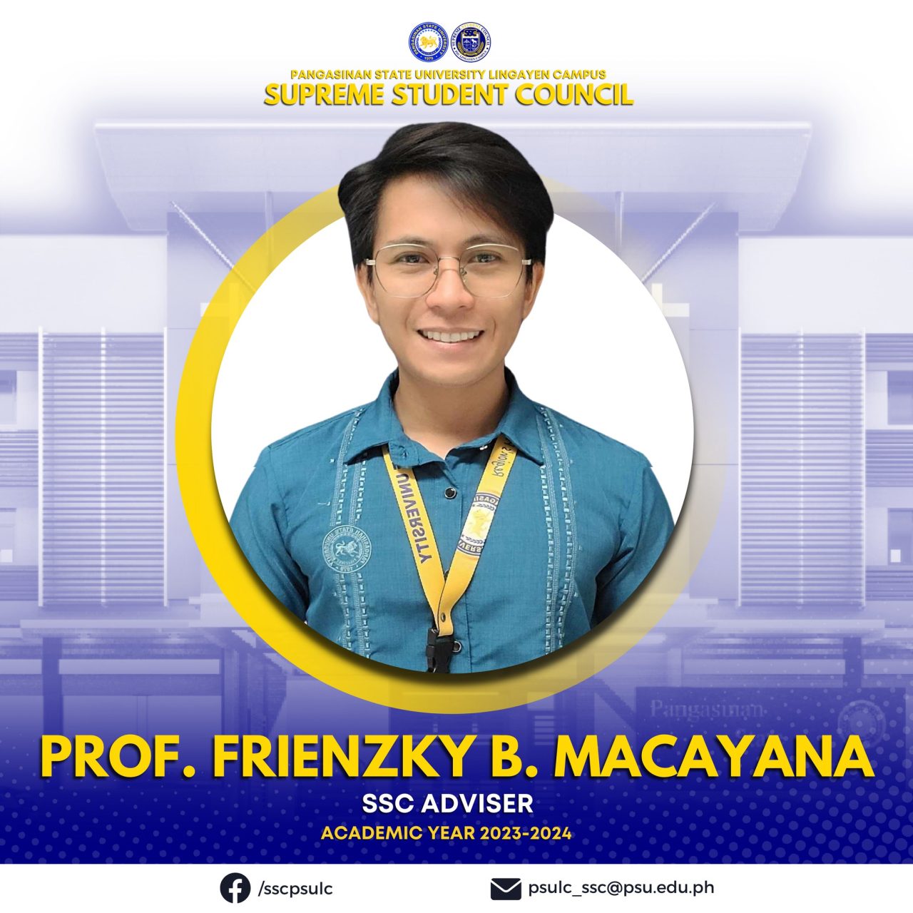 Student Supreme Council | Pangasinan State University Lingayen Campus